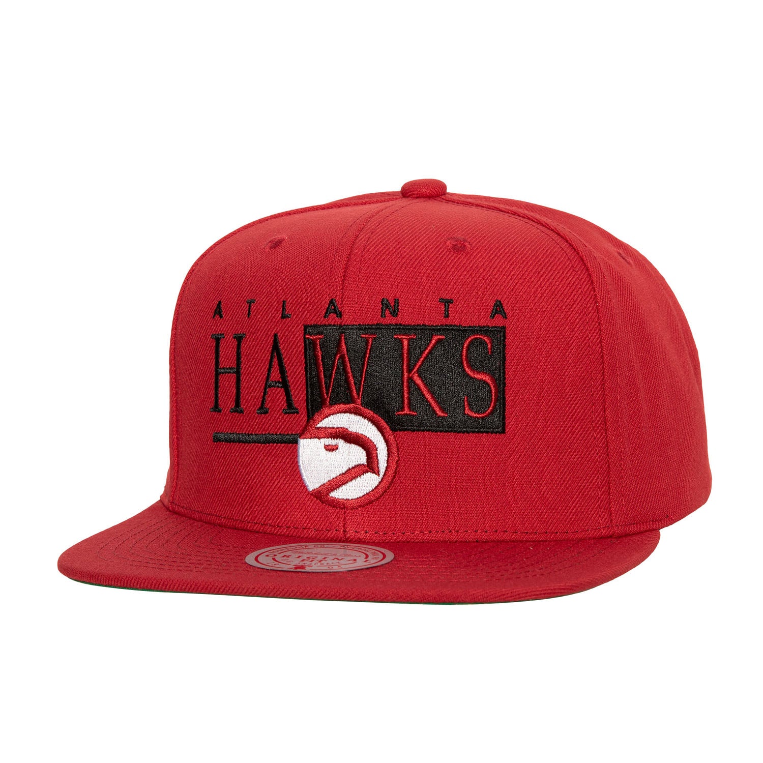 Mitchell & Ness Hawk sword Block Retro Snapback | Atlanta Hawks Shop